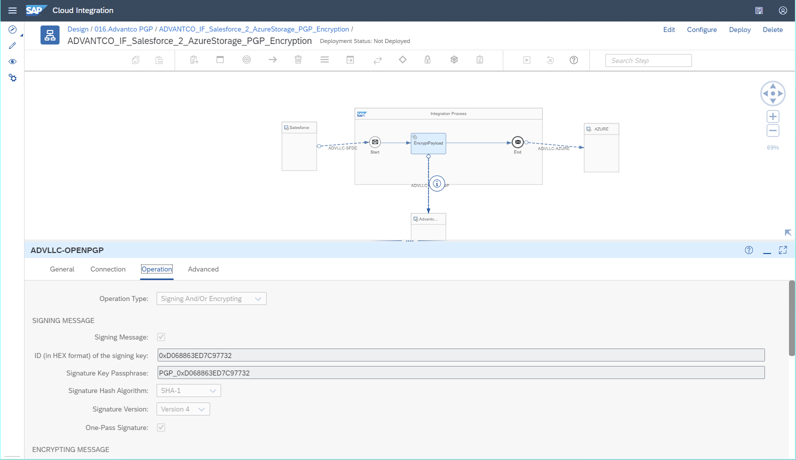 Using Advantco PGP Solution for SAP BTP and Integration Suite